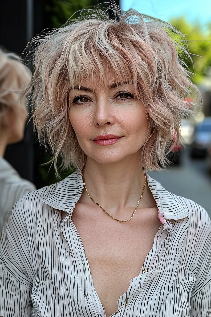 22 Blonde Wolf Cut Ideas - Belle Beauty Hacks