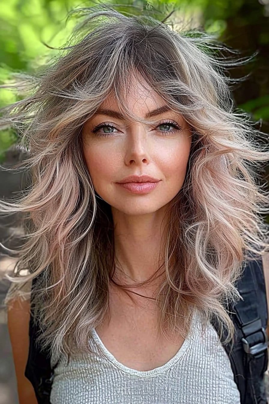 21 Wolf Cut Long Hair Ideas - Belle Beauty Hacks