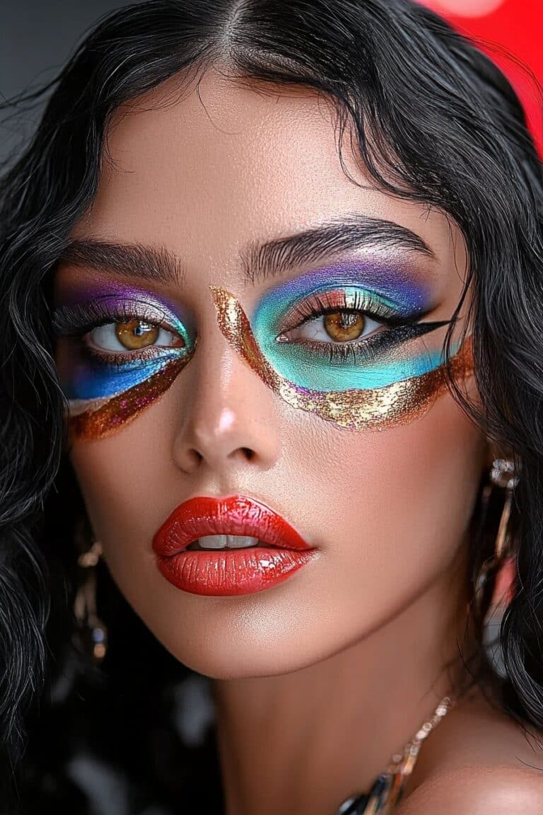 25 Mind-Blowing Crazy Makeup Looks - Belle Beauty Hacks