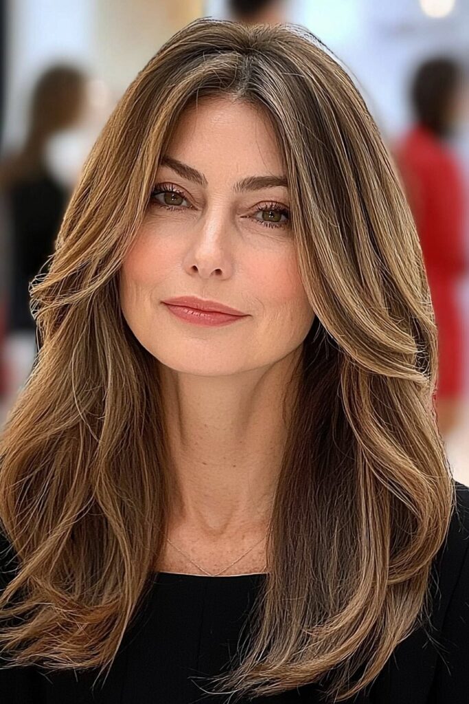 22 Flattering Medium Length Layered Hairstyles for Women Over 60 ...