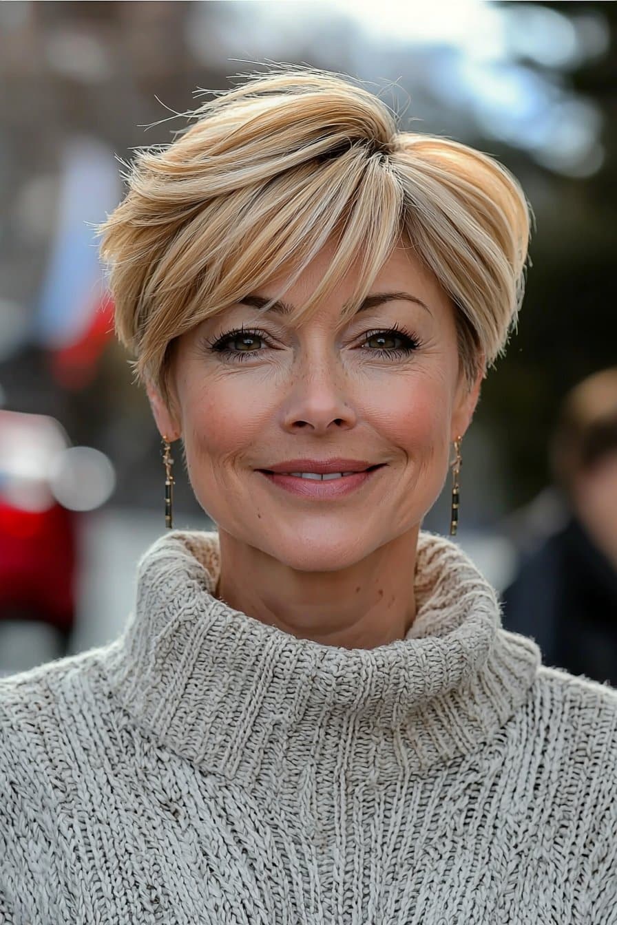 21 Low-Maintenance Choppy Pixie Cuts Perfect for Women Over 50 - Belle ...