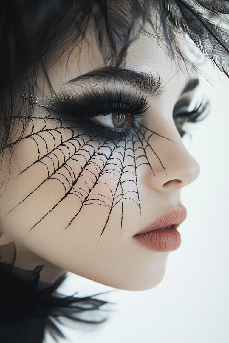 15 Spooky Spider Makeup Looks You Can Create in 10 Minutes