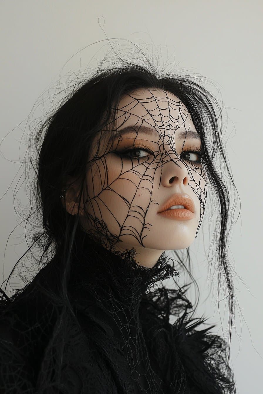 15 Spooky Spider Makeup Looks You Can Create in 10 Minutes