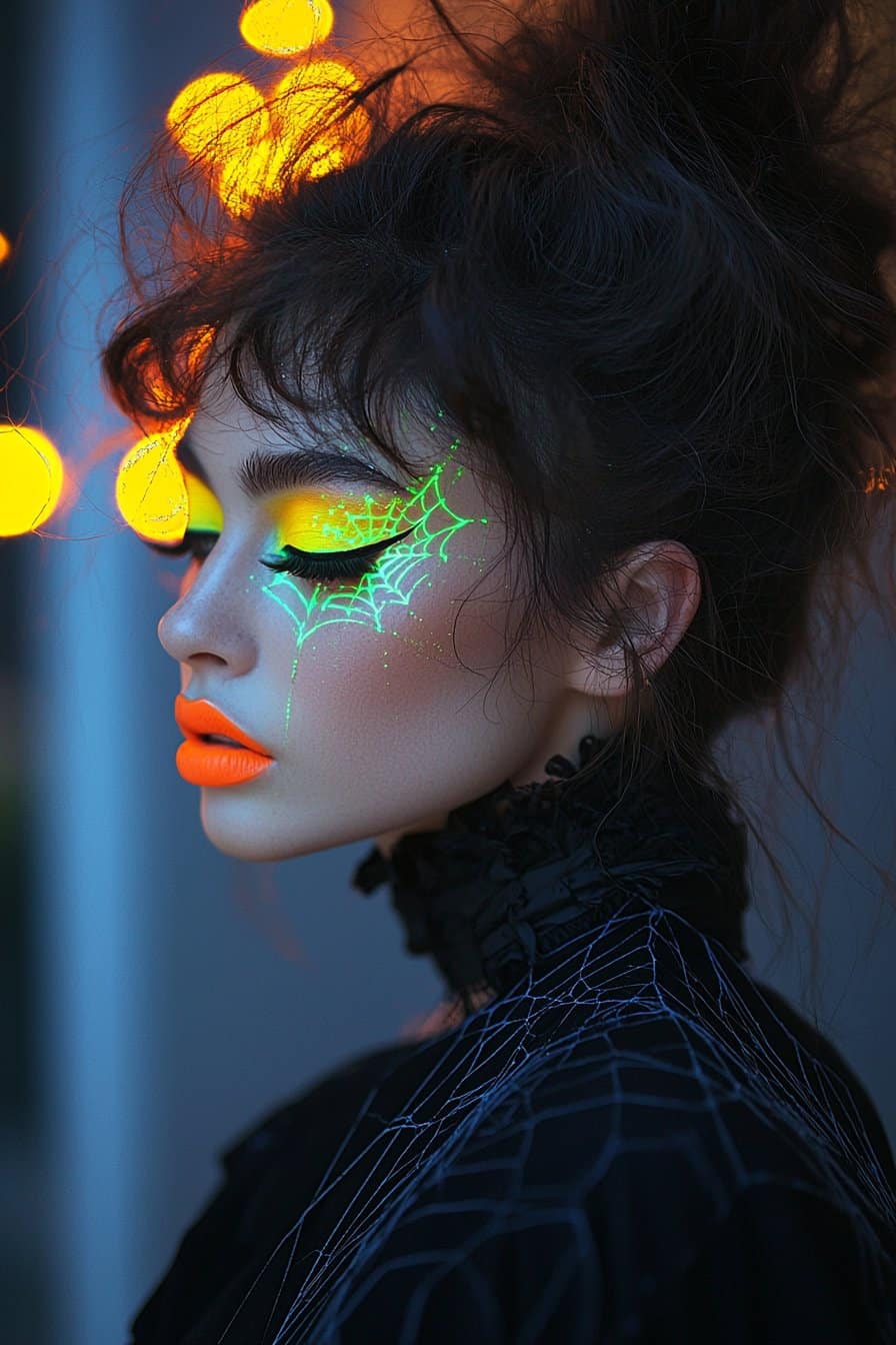15 Spooky Spider Makeup Looks You Can Create in 10 Minutes