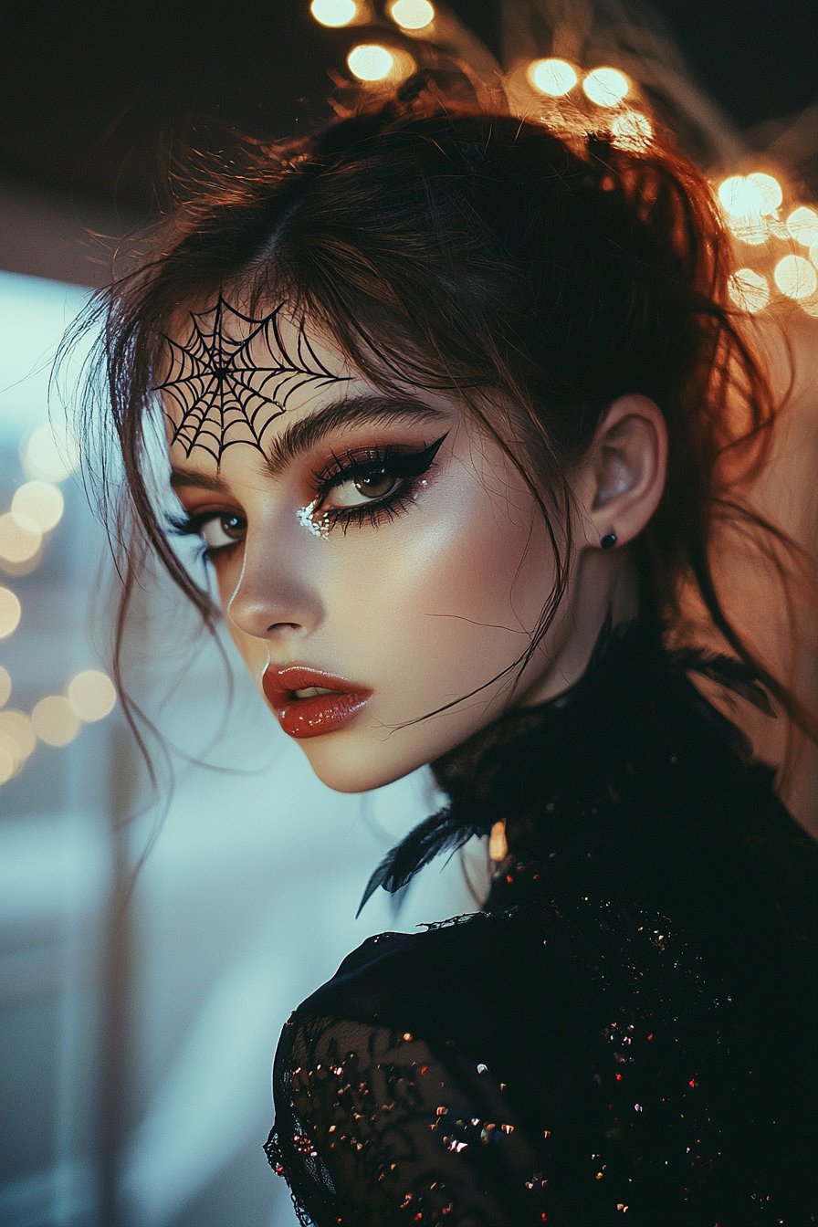 15 Spooky Spider Makeup Looks You Can Create in 10 Minutes