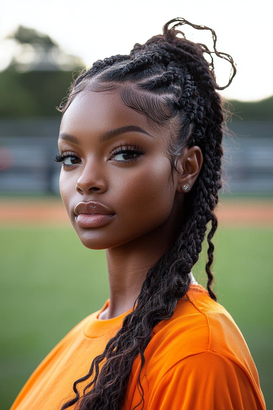 15 Quick Softball Hairstyles for Curly Hair