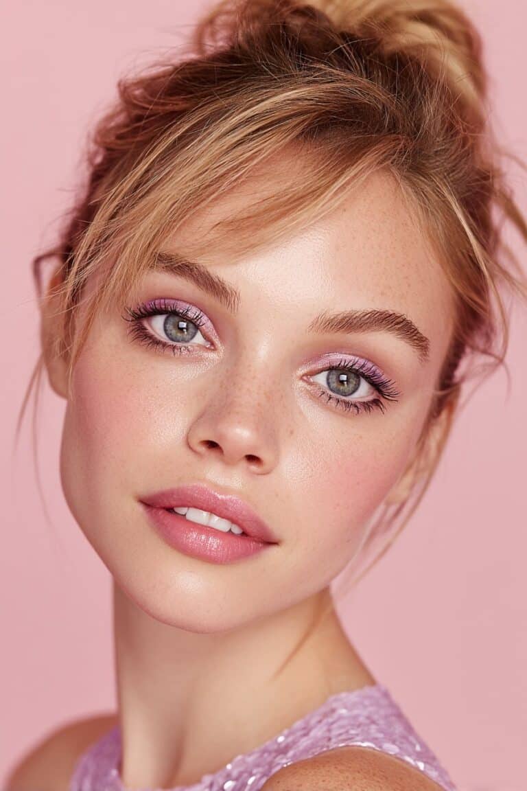 12 Stunning Purple Blush Makeup Looks