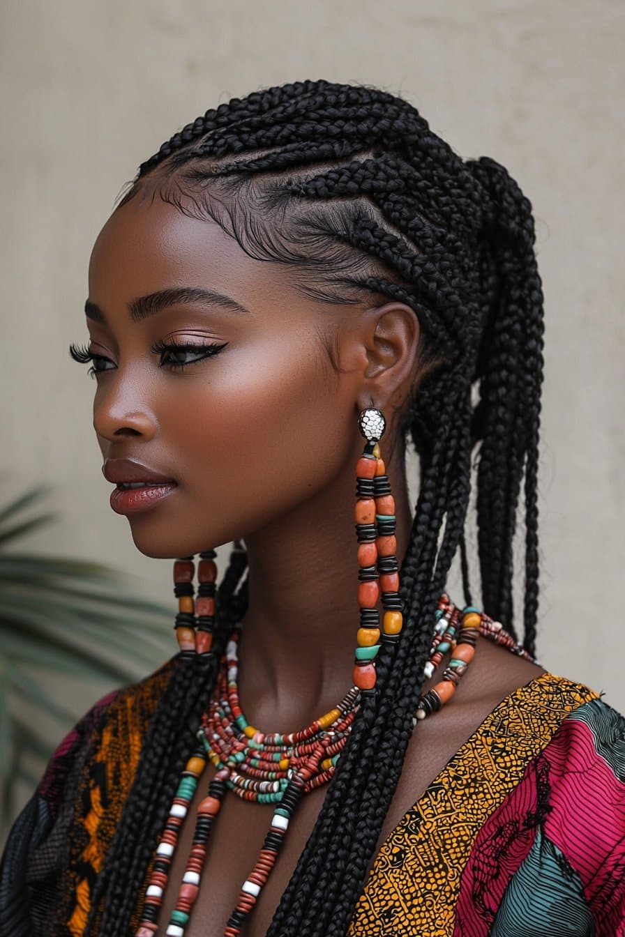 17 Beautiful Fulani Braids with Sew In Ideas
