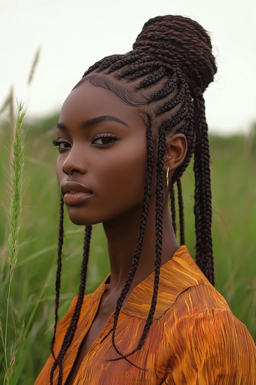 17 Beautiful Fulani Braids with Sew In Ideas