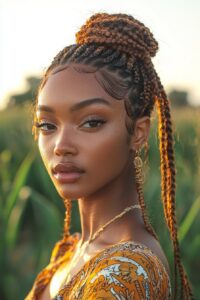 17 Beautiful Fulani Braids with Sew In Ideas