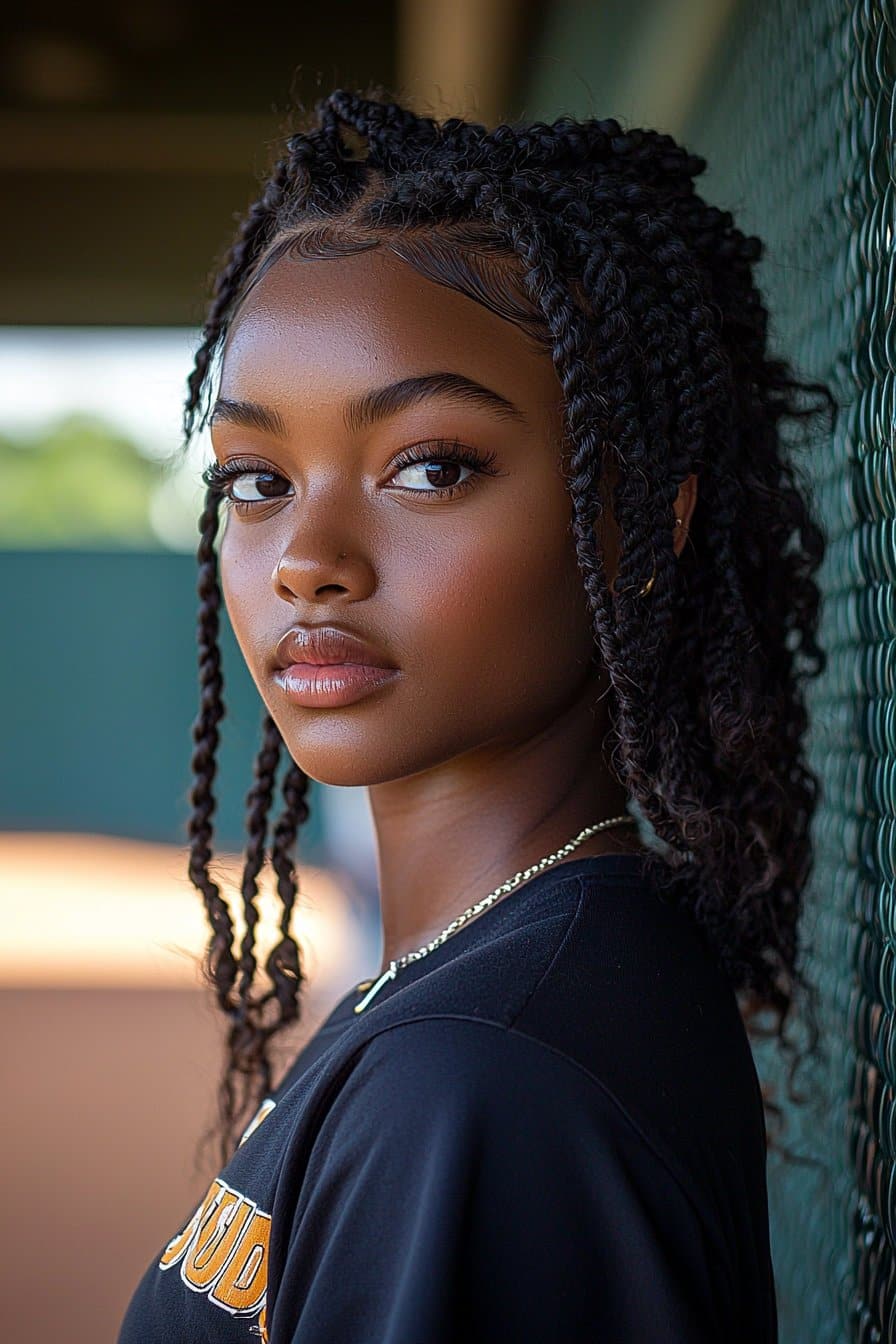 15 Quick Softball Hairstyles for Curly Hair