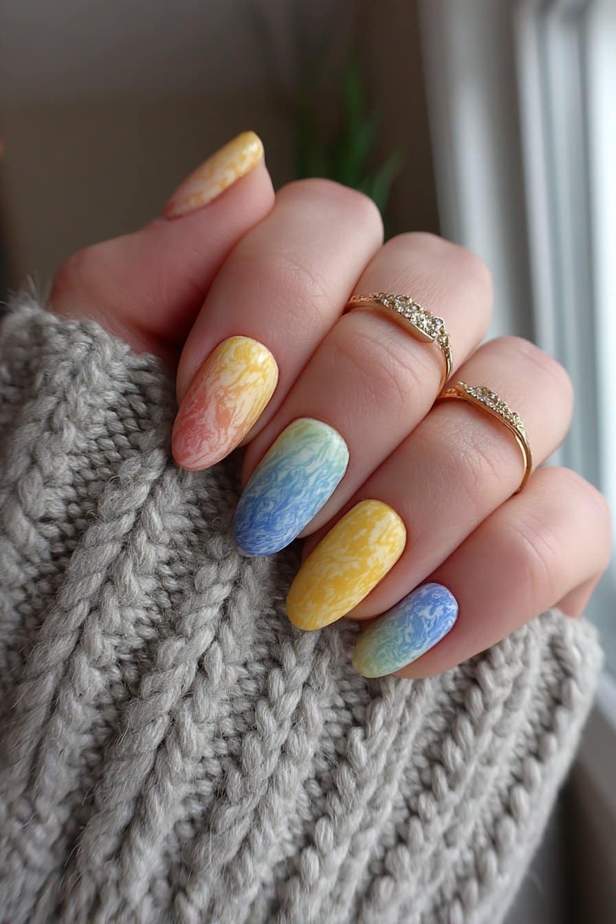 17 Easy Rainbow Nail Designs to Try at Home (2025)