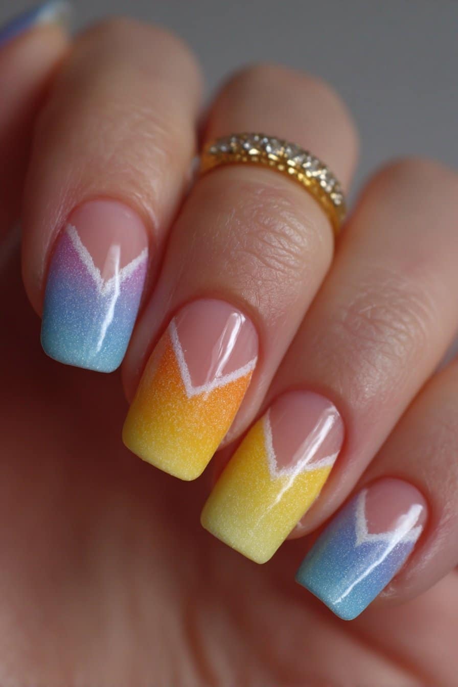 17 Easy Rainbow Nail Designs to Try at Home (2025)