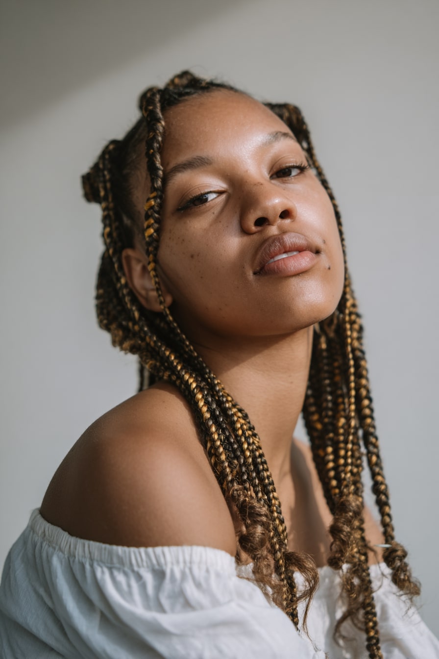 16 Stunning Jayda Wayda Braids with Curls Ideas
