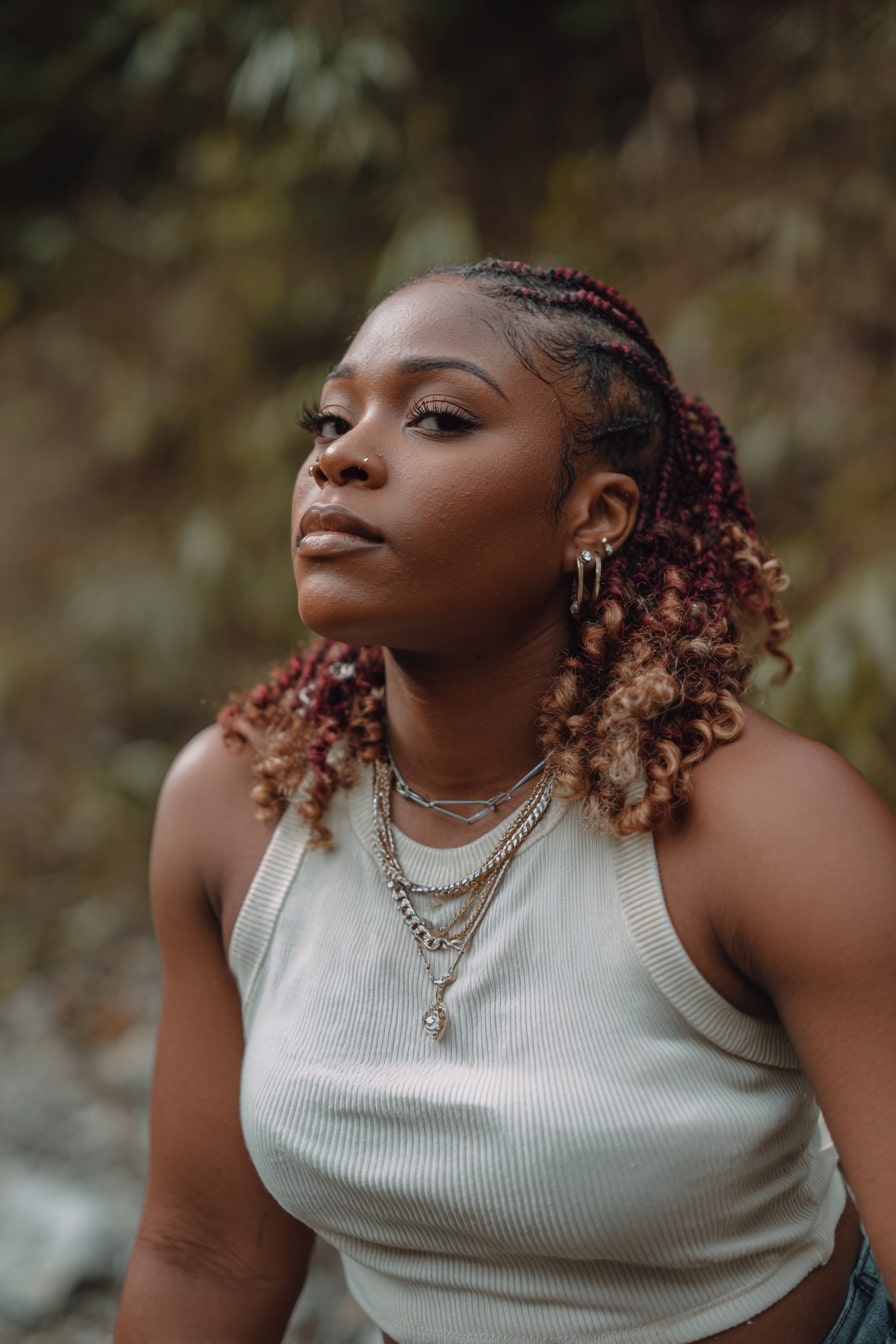 16 Stunning Jayda Wayda Braids with Curls Ideas