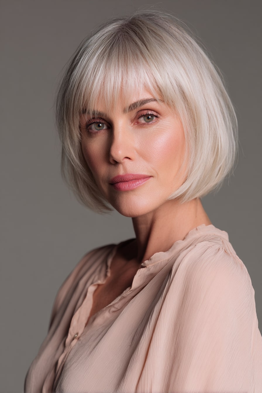 17 Stunning Inverted Bob Hairstyles for Women Over 50