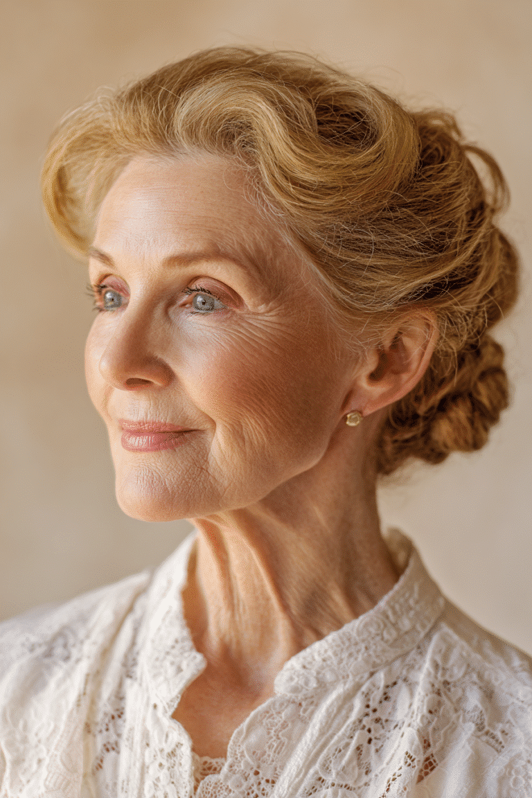 15 Stunning Updo Hairstyles for Women Over 60