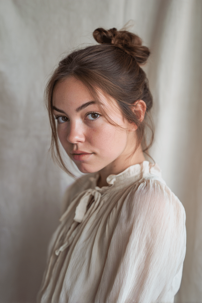 16 Stunning Slicked Back Hair Bun Styles