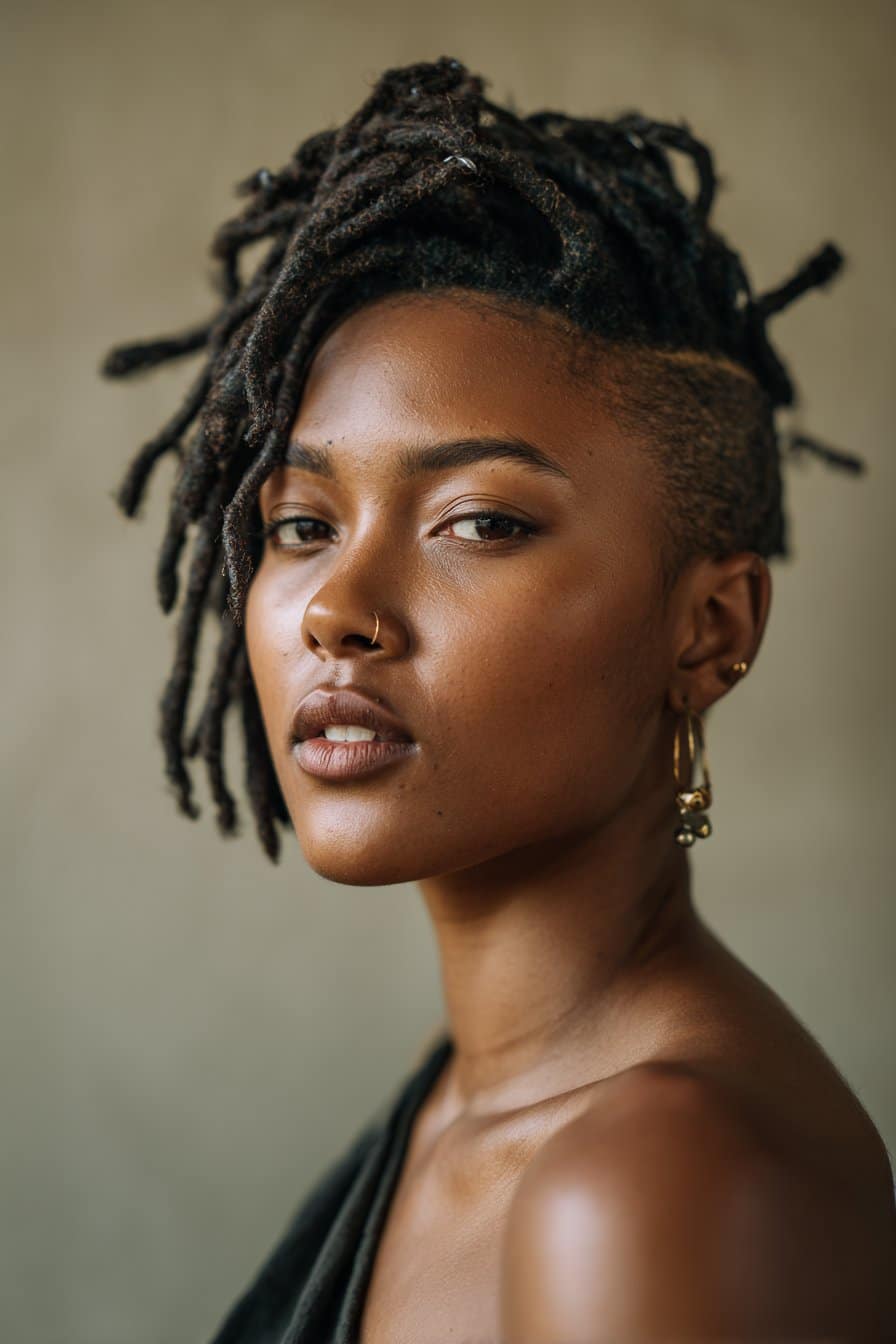 14 Stunning Short Loc Styles Every Woman Should Try