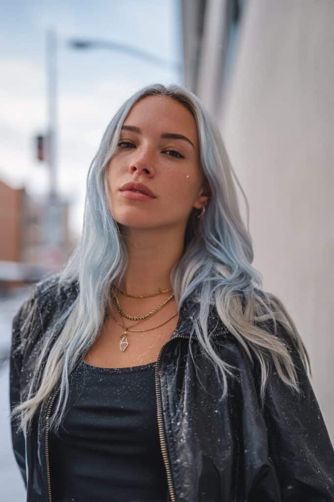 13 Gorgeous Blue Peekaboo Hair Ideas to Try