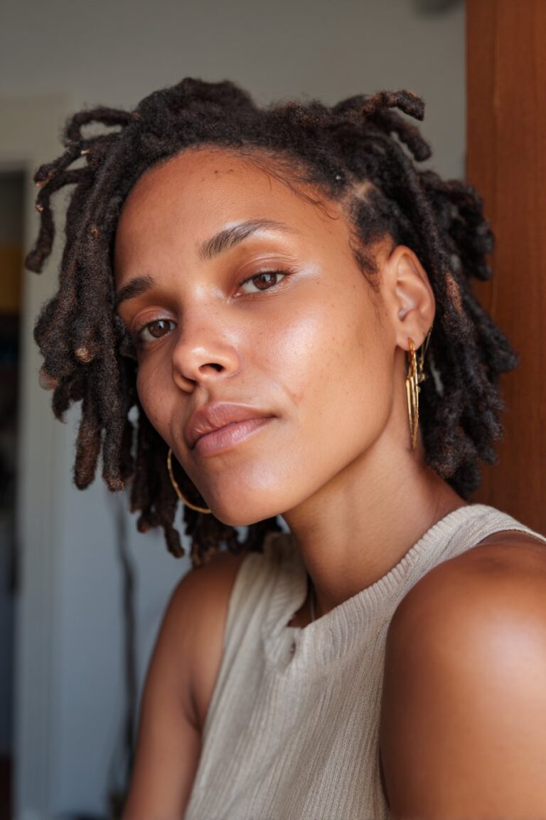 14 Stunning Short Loc Styles Every Woman Should Try