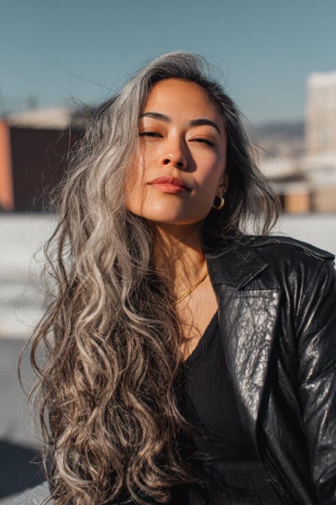 15 Stunning Lowlights Ideas for Gray Hair