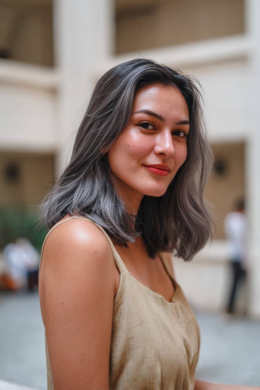 15 Stunning Lowlights Ideas for Gray Hair