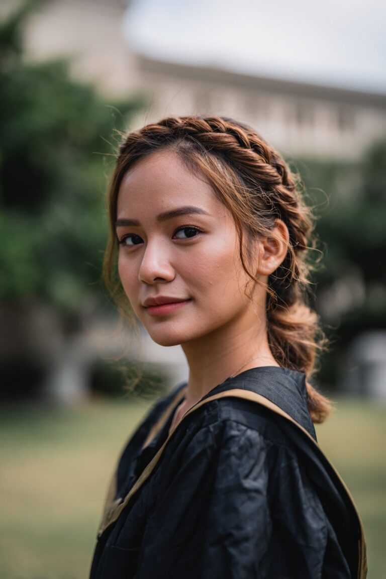 14 Grad Hairstyles to Elevate Your Graduation Look