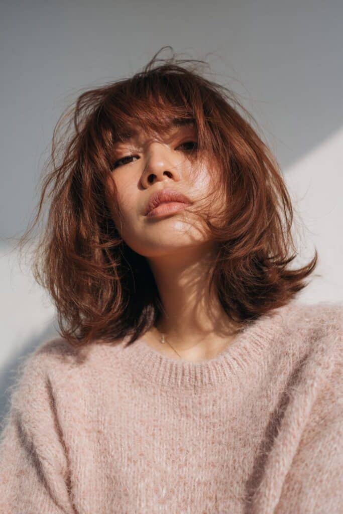 16 Gorgeous Lob Haircuts for Fine Hair with Bangs