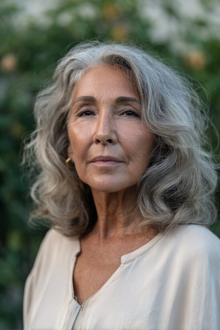 13 Stunning Gray Haircuts for Women Over 70