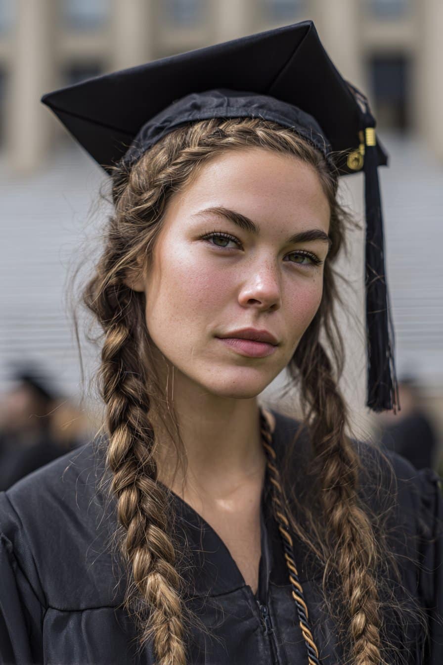 15 Stunning Grad Hairstyles to Rock with Your Cap