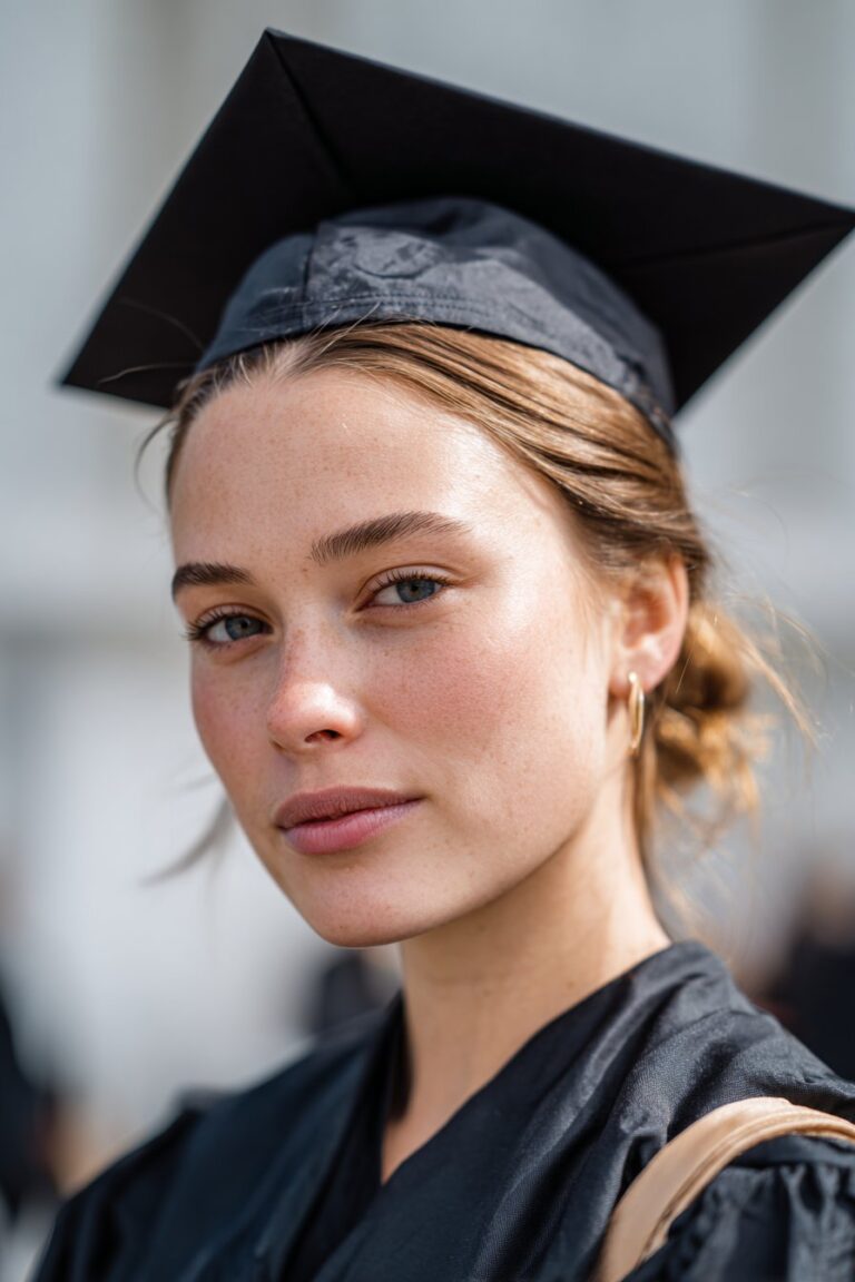 15 Stunning Grad Hairstyles to Rock with Your Cap