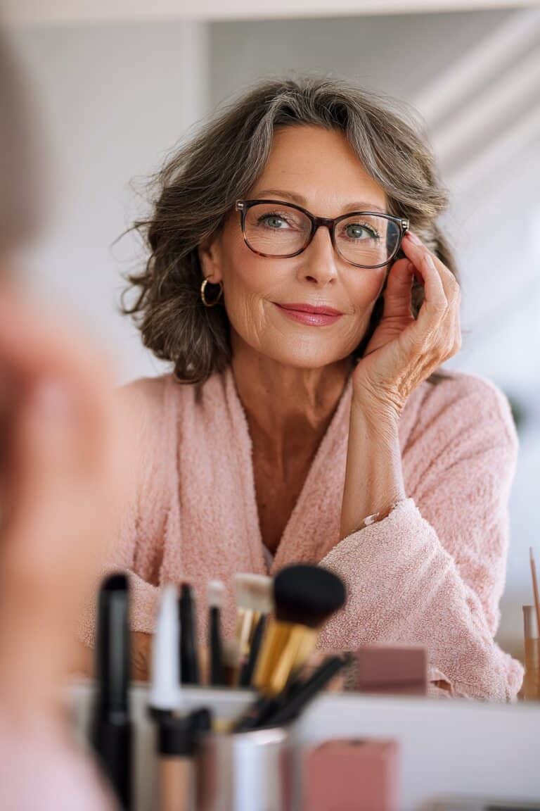 13 Makeup Tips for Older Women with Glasses
