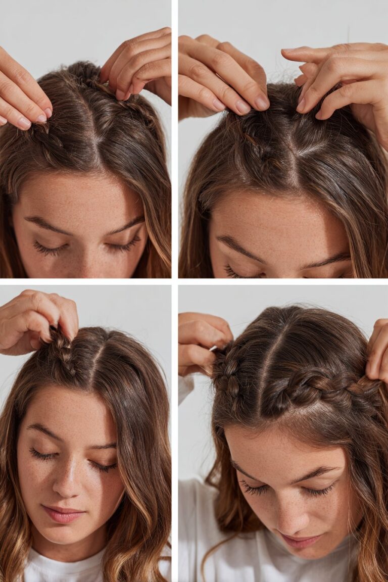 How to French Braid Step by Step For Beginners